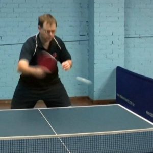 The Backhand Counterhit - Front View - Greg's Table Tennis Pages