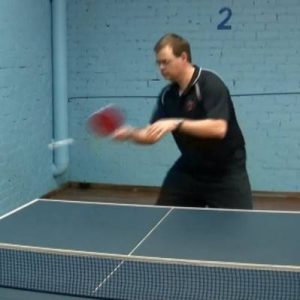 The Forehand Counterhit - Front View - Greg's Table Tennis Pages
